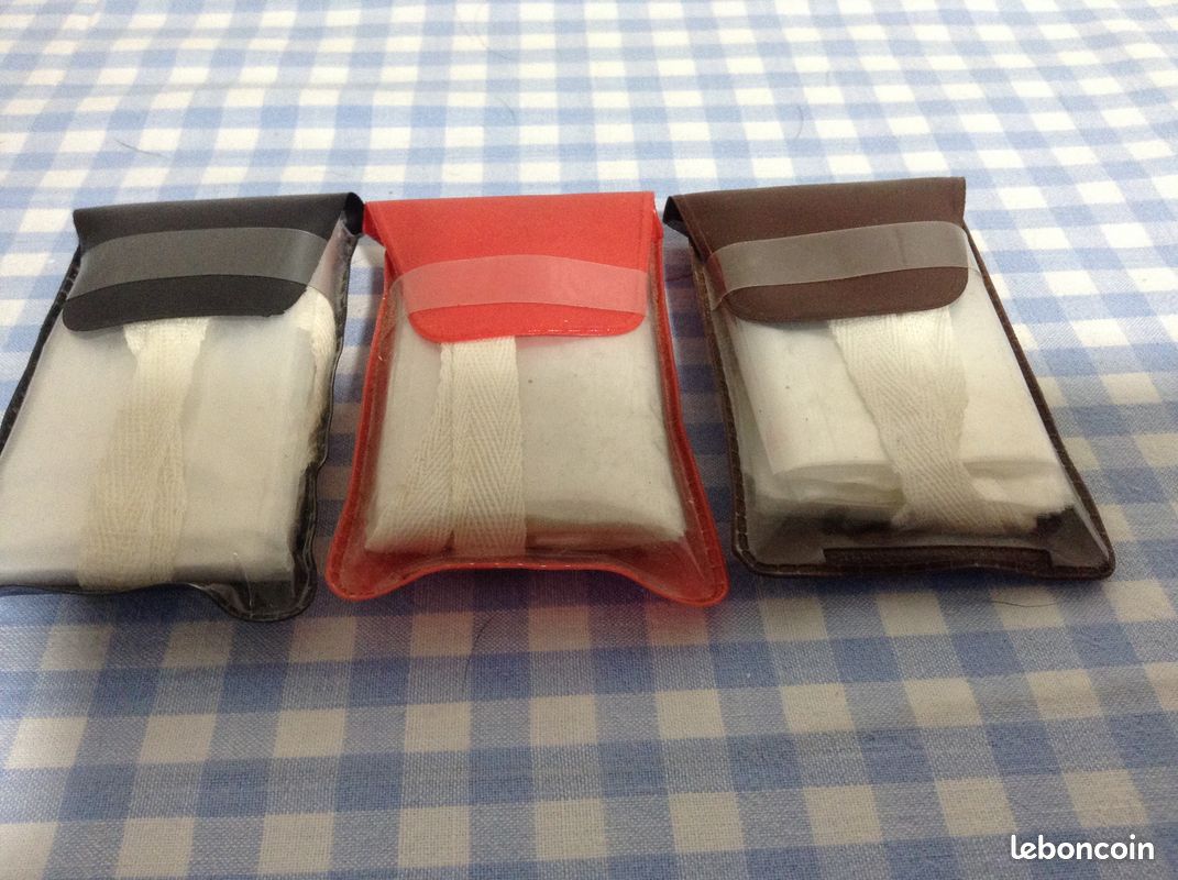 Lot de 3 anciennes capuches de pluie - Collection