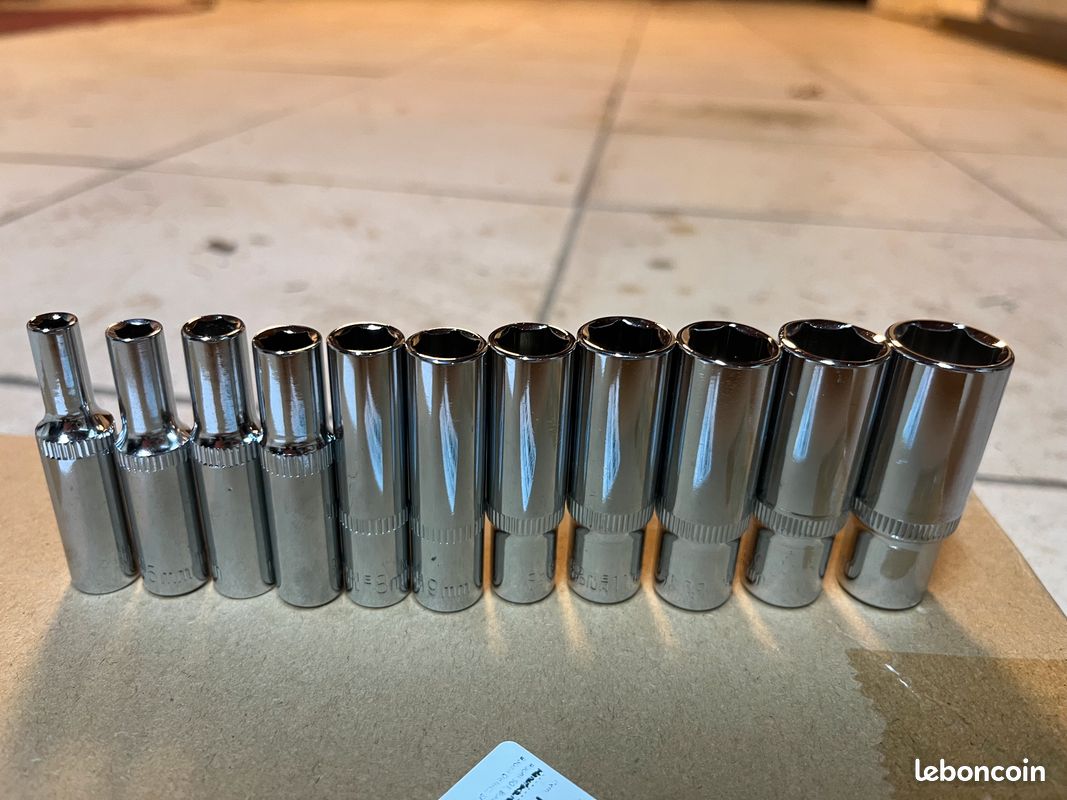 Jeu de DOUILLES LONGUES au carré de 1/4 - Bricolage