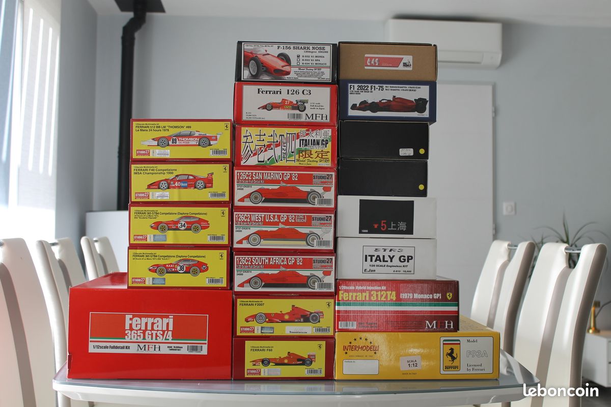 Kit Ferrari divers (MFH, Studio27, Dell Palling, DTM, Alpha Model ...