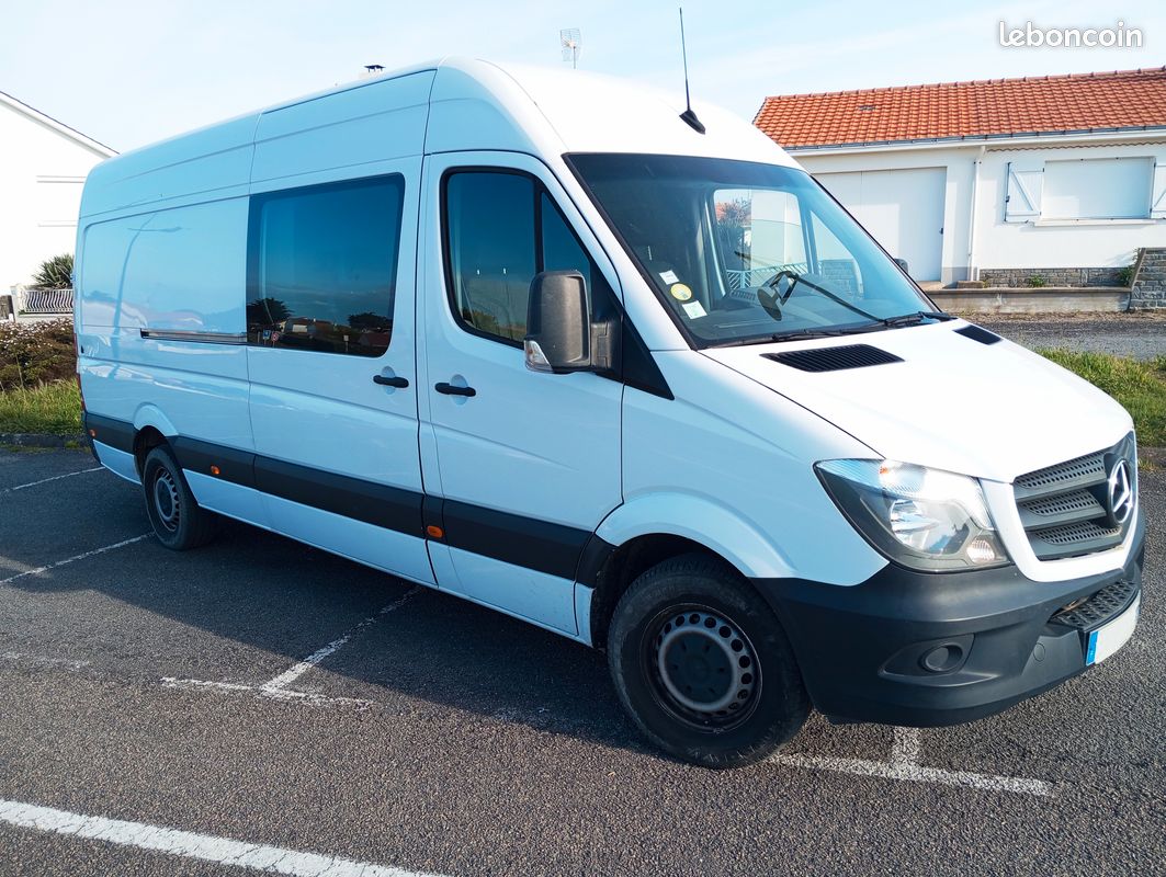 Mercedes Sprinter 316 maxi long 5 à 7 places cabine approfondie ...