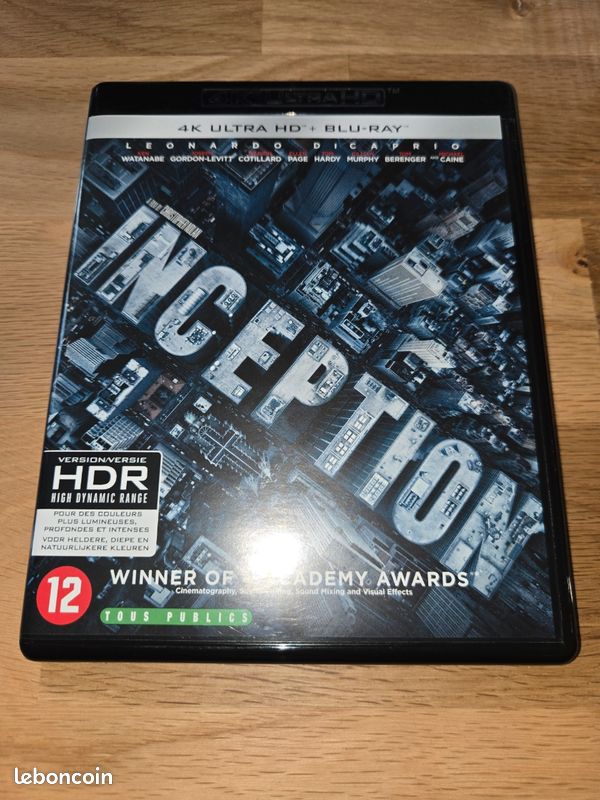 Blu-ray 4k Inception comme neuf - DVD - Films