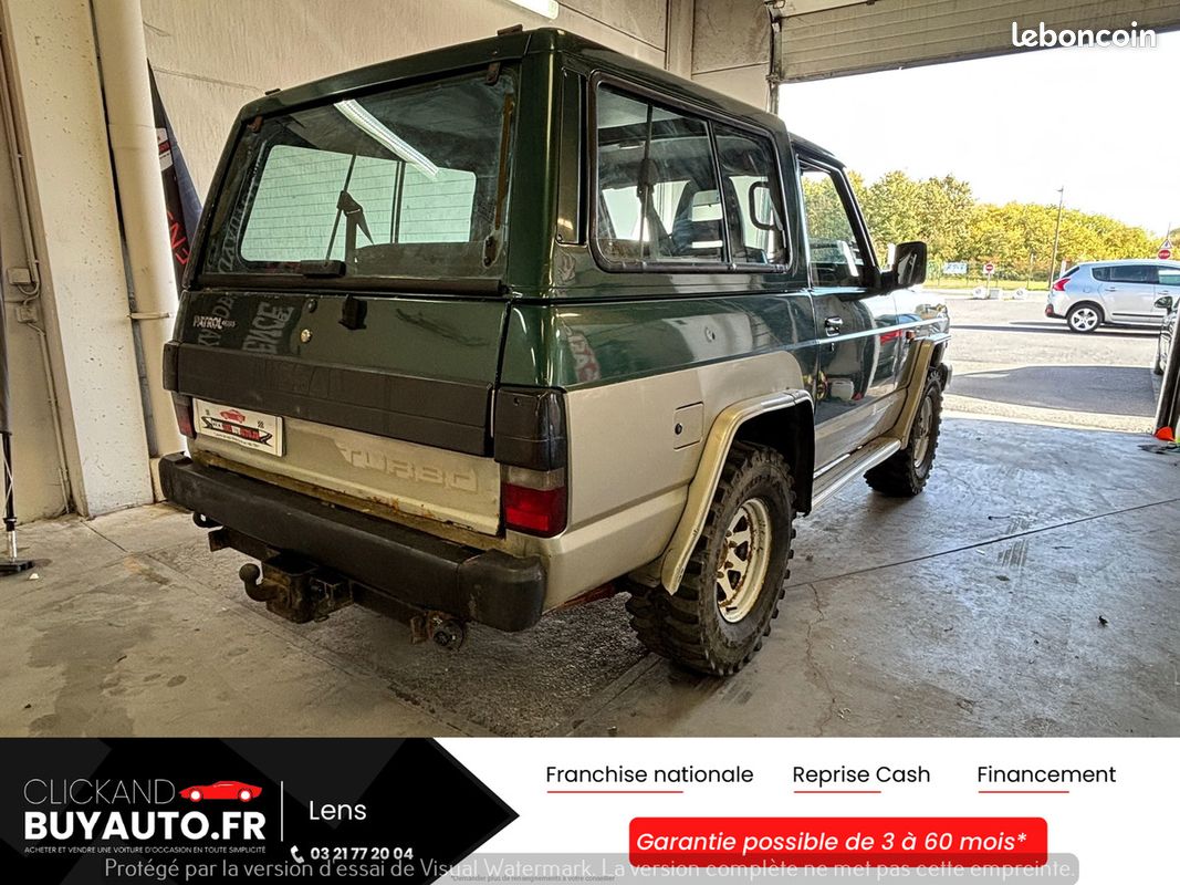 Nissan Patrol COURT 2.8-TD 90CV / 4X4 / VEHICULE YOUNGTIMER / ATTELAGE ...