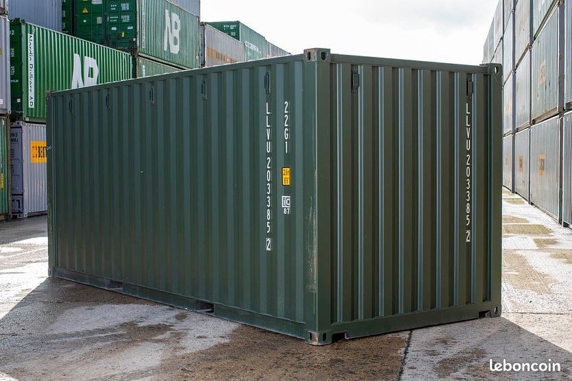 Container / conteneur 20 (6m) - Révisé et étanche - Occasion - Bricolage