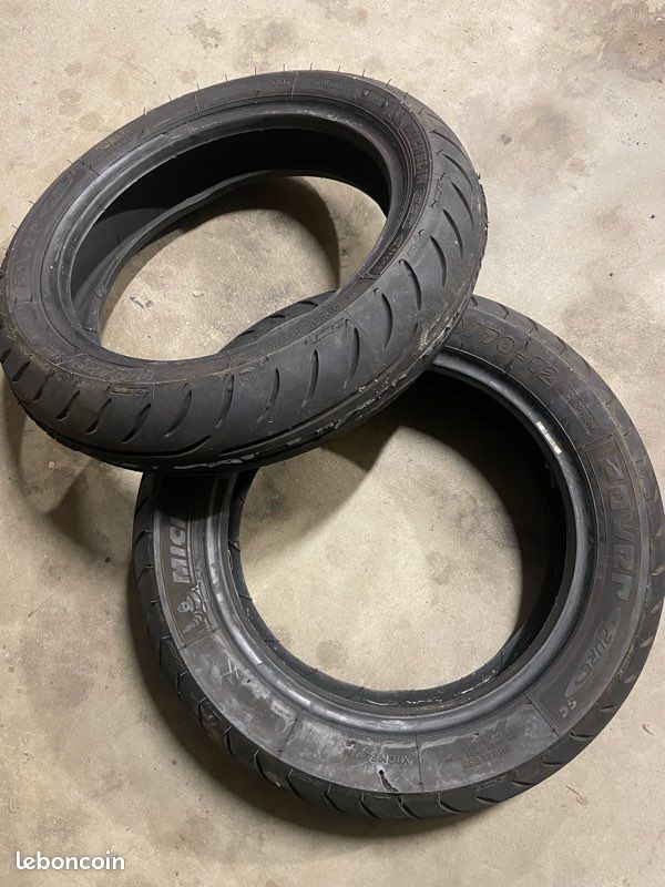 Train de pneu 12p MICHELIN power pure scooter/pit bike - Équipement moto