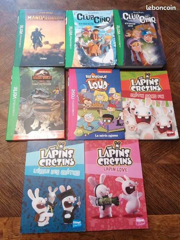 Lot de 8 livres de lectures ado - Livres