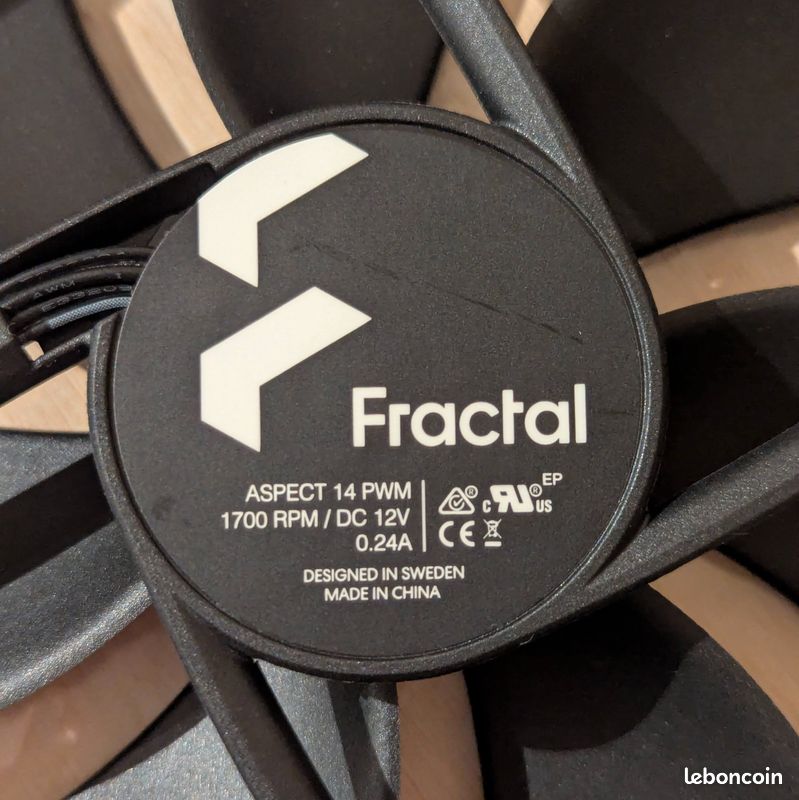 Lot de 5 ventilateurs 140mm Arctic BioniX F140 et Fractal Design Aspect ...