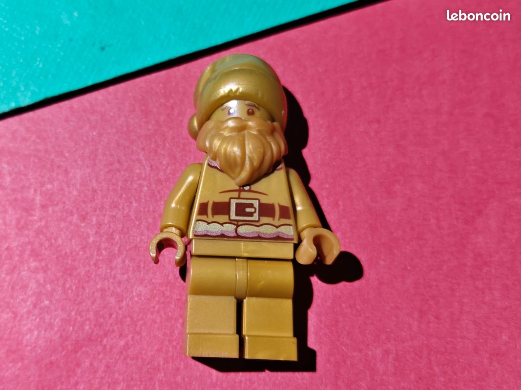Père Noël Lego doré - Parfait état - Vrai Lego - Jeux & Jouets