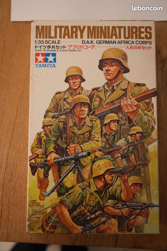 Figurines TAMIYA D.A.K GERMAN AFRIKA CORPS - Modélisme