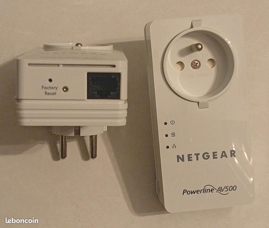 Netgear CPL 500 – kit de prises CPL Ethernet pour réseau domestique ...