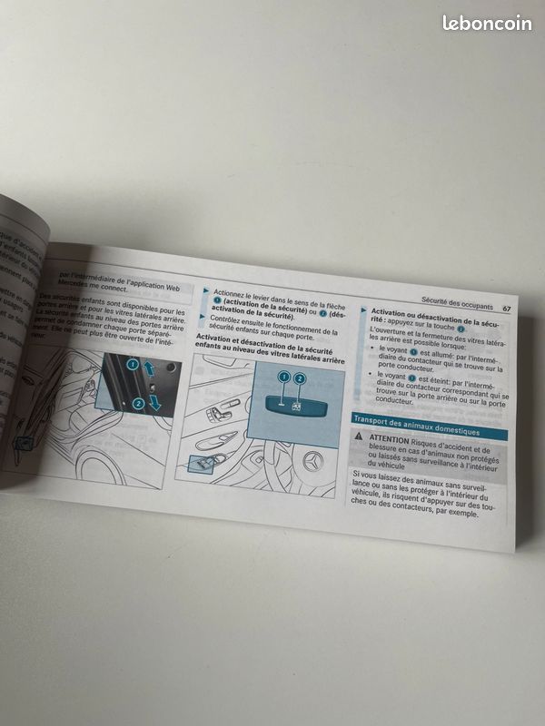 Manuel Notice d’utilisation Mercedes Classe E - Équipement auto