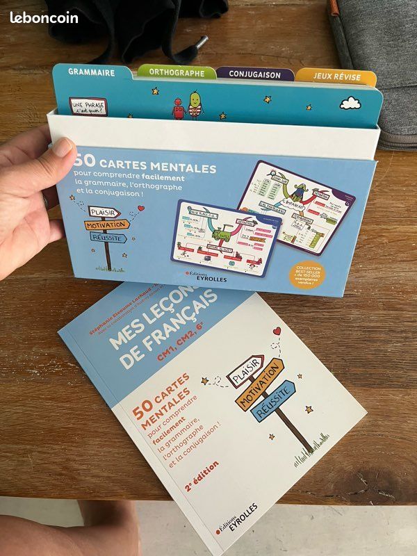 Cartes mentales - Français niveau CM1-CM2-6e - Livres