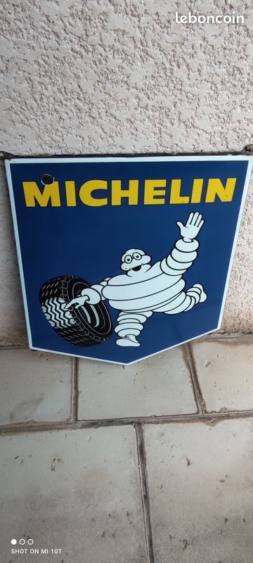Plaque émaillée michelin - Collection