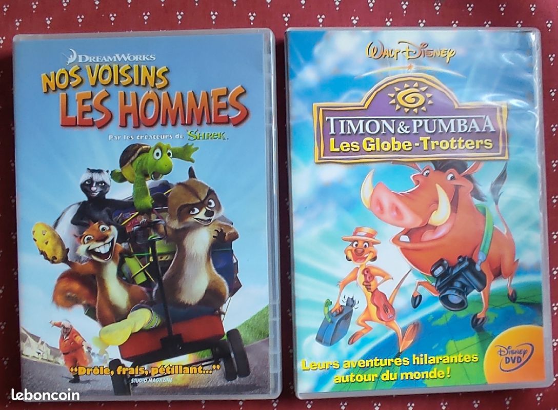 2 DVD - Timon & Pumbaa + Nos voisins les hommes - DVD - Films