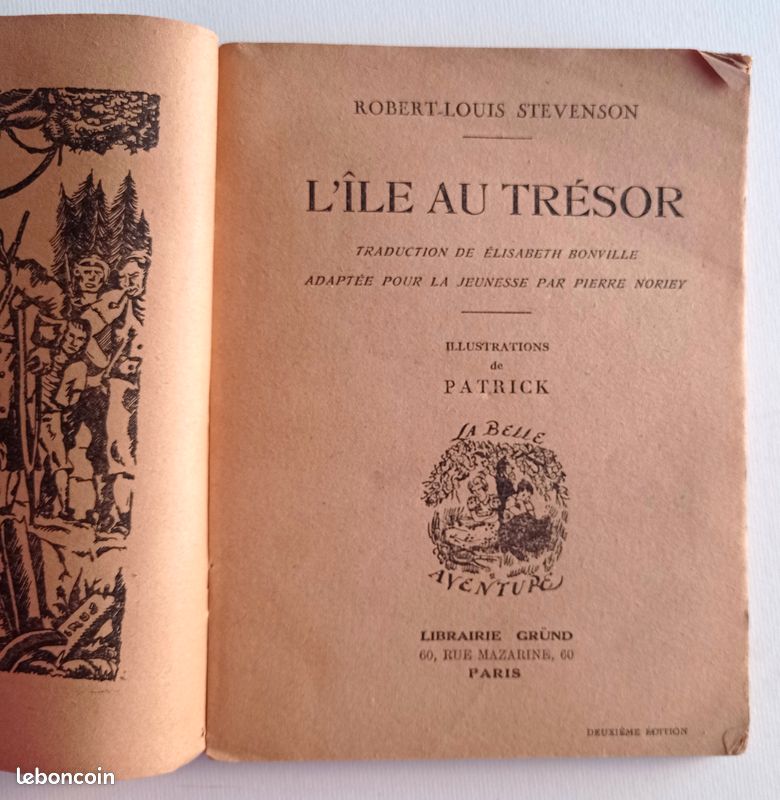 Livre jeunesse "L’île au trésor" Robert-Louis Stevenson Illustrations ...