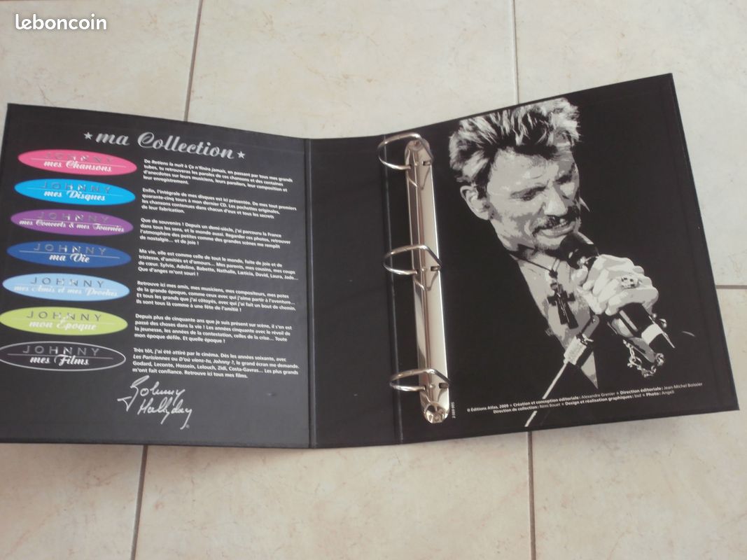 Classeurs Johnny Halliday - Collection