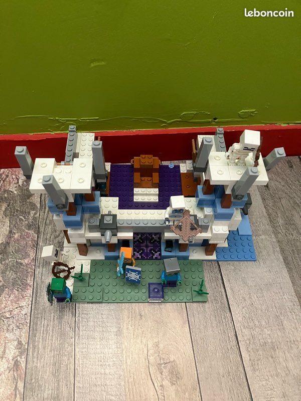 Le château de glace lego Minecraft - Jeux & Jouets