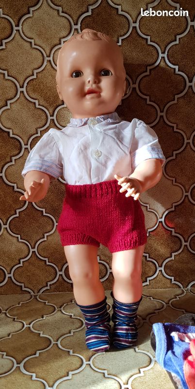 Poupon 60cm "Polyflex France " - Jeux & Jouets