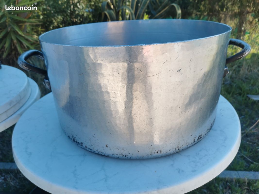 Grande marmite aluminum 40 litres - Équipements pour restaurants & hôtels