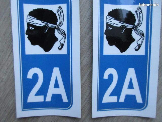 Autocollant plaque 2A - Équipement auto
