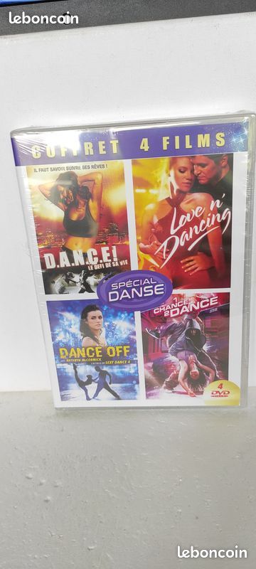 Coffret 4 films special danse D.A.N.C.E le defi de sa vie film 1 love n ...