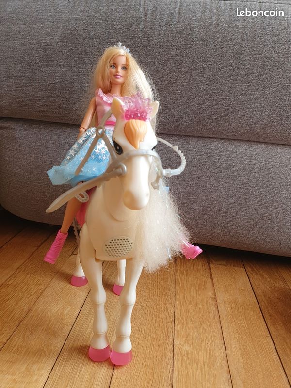 Barbie princesse et son cheval - Jeux & Jouets