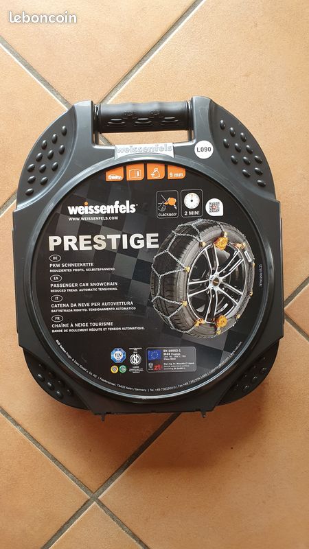 2 chaînes neige WEISSENFELS PRESTIGE M44 Clack & Go - Équipement auto