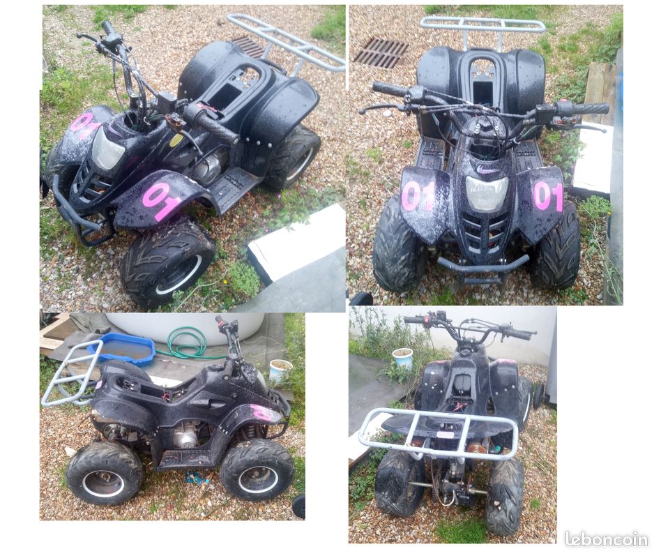 Lots deux quad 50cc hytrack 4t essence 125cc nitro - Motos