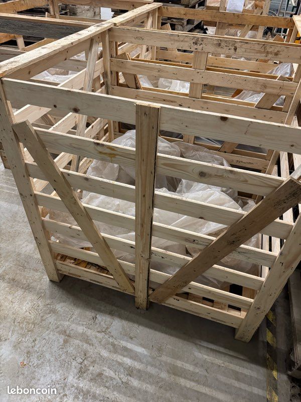 5 palox / box palette 100x120x120 - Matériel agricole