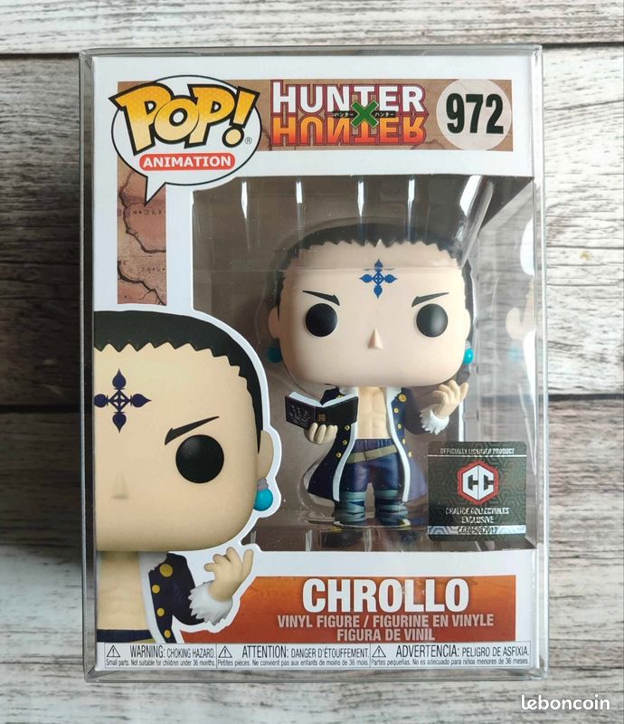 Funko pop chrollo chalice hunter x hunter - Jeux & Jouets