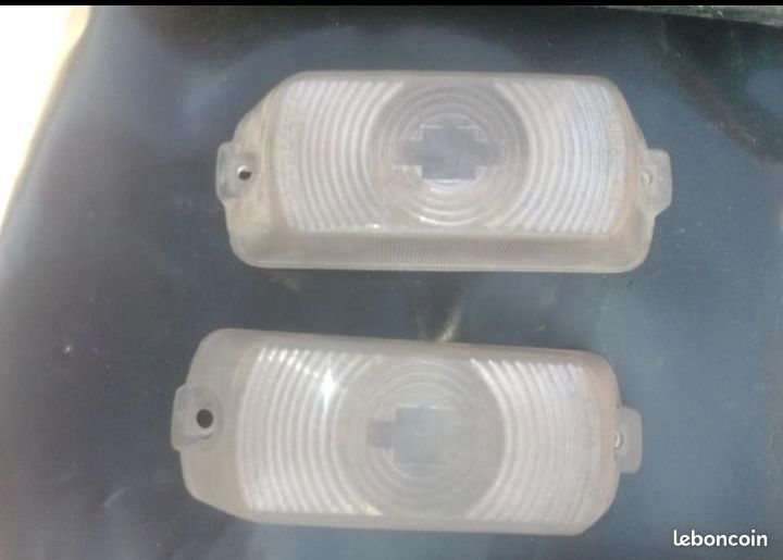 Paire Cabochon clignotant blanc Simca 1000 - Équipement auto