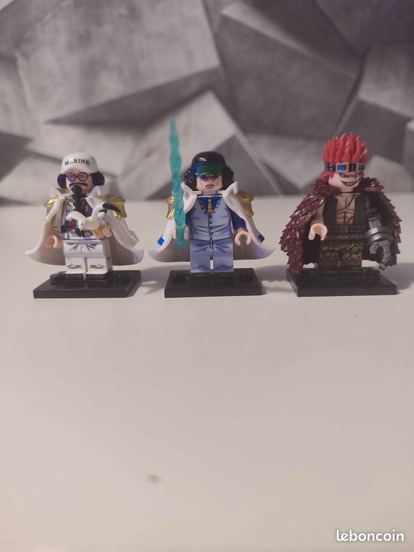 Lot 3 Lego One Piece: Sengoku / Aokiji Kuzan / Kidd - Jeux & Jouets