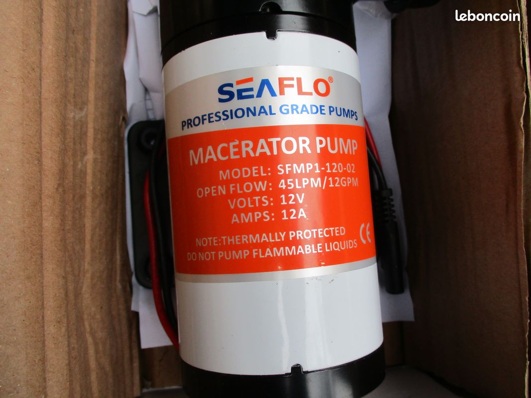 Pompe macerator SEAFLOW - Équipement caravaning