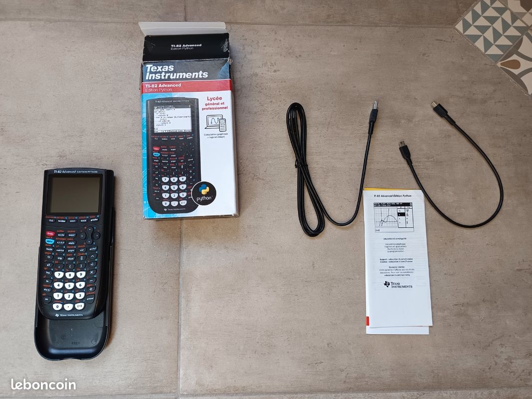 Calculatrice Texas Instruments TI-82 Advanced Edition Python ...