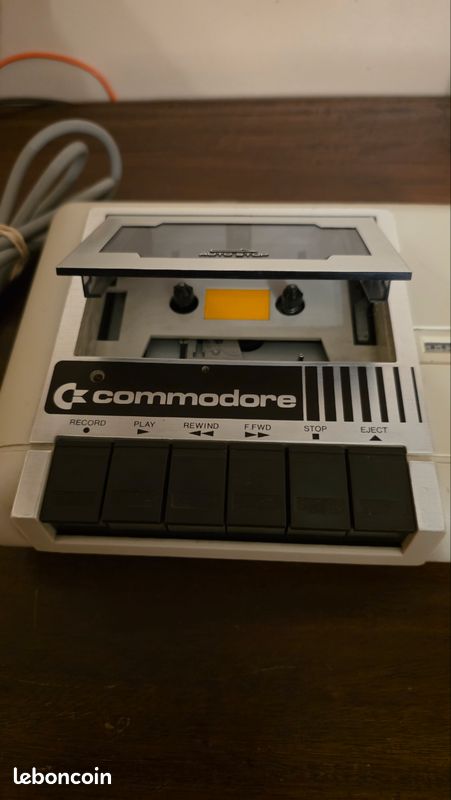 Lecteur de cassette, datassette pour Commodore 64 ou 128 - Consoles