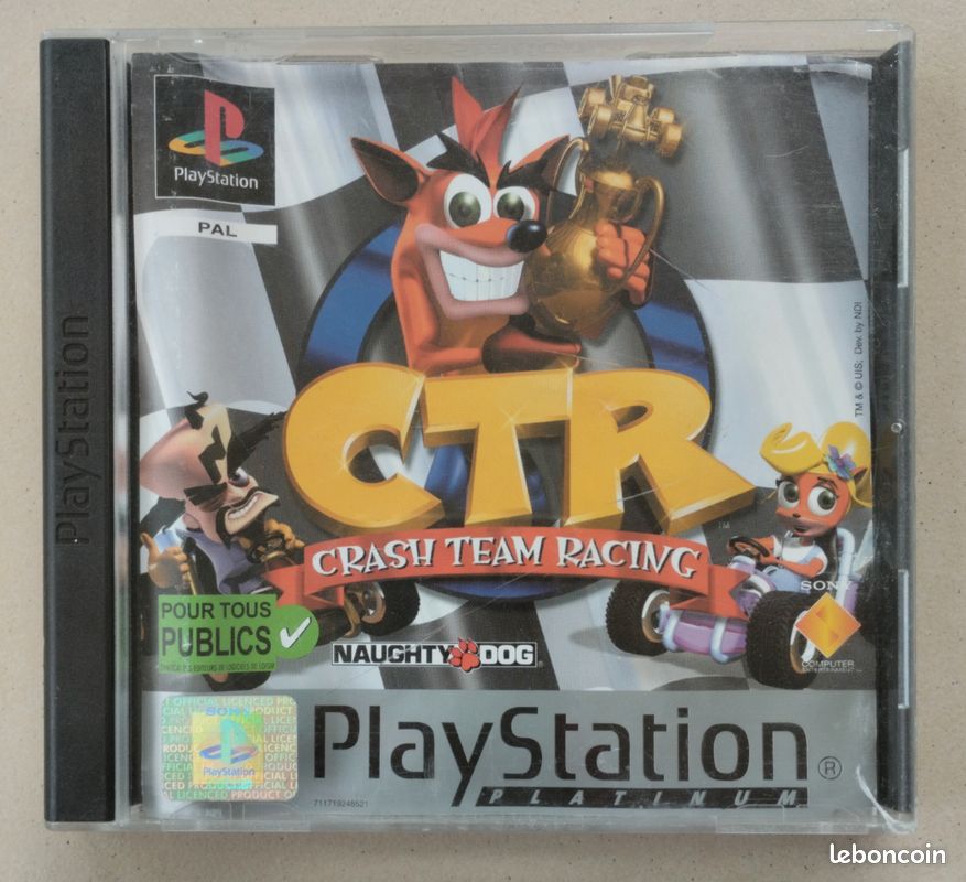 Playstation 1 PS1 - Crash Team Racing CTR - Consoles