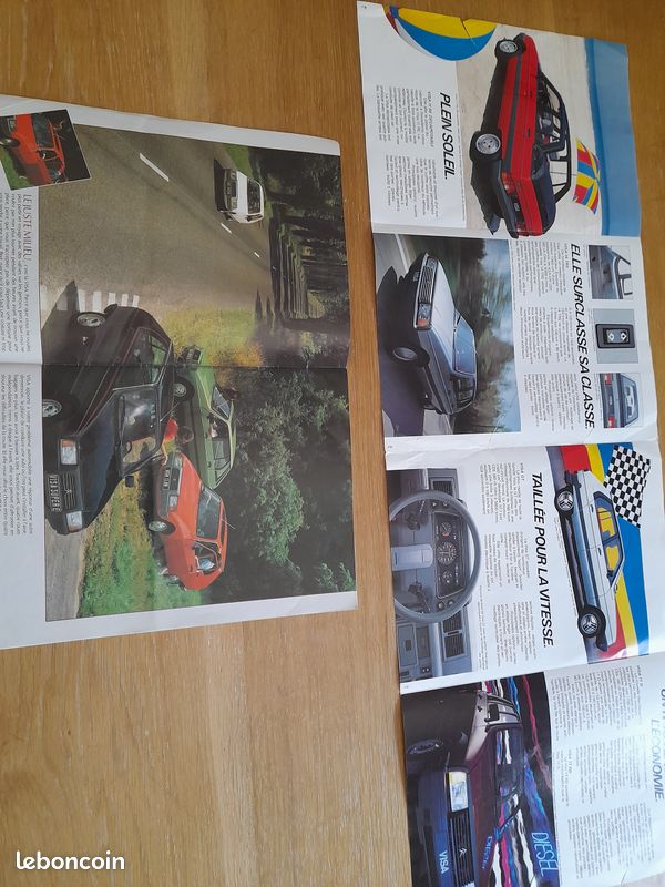 Document publicitaire Citroën Visa - Équipement auto