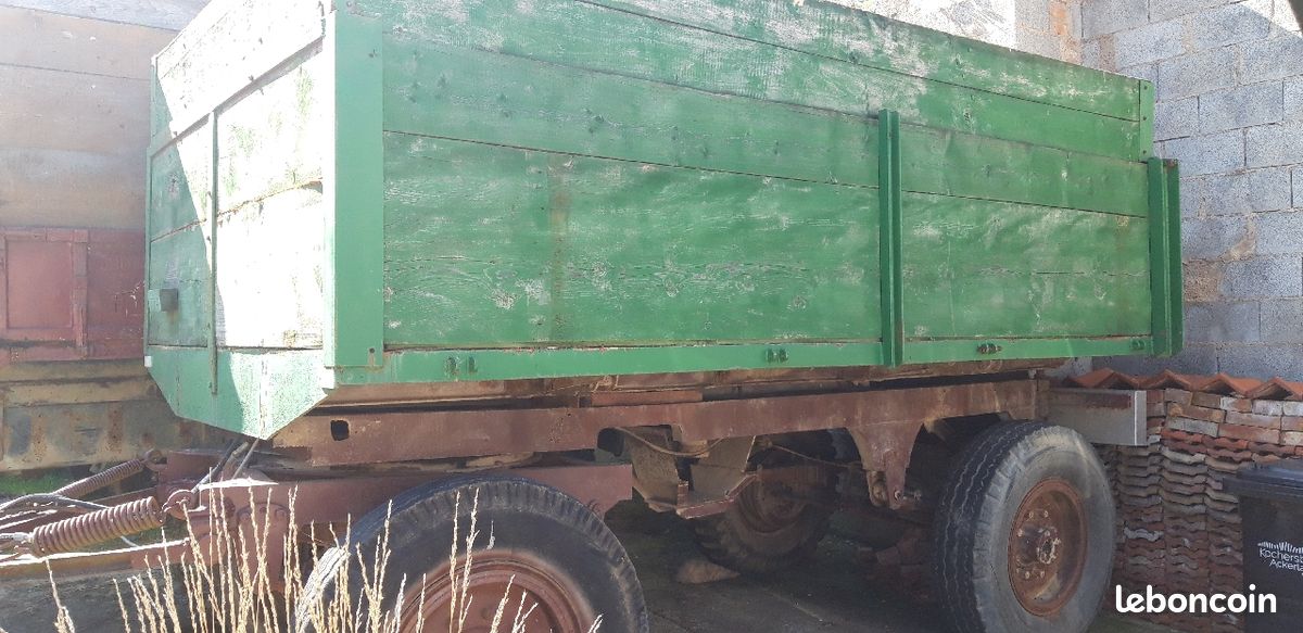 Remorque benne 4 roues - Matériel agricole