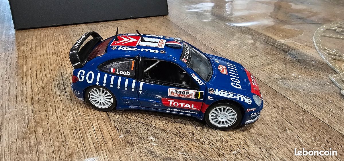 Voiture 1/32 saico , Citroën Xsara wrc 2008 loeb - Collection