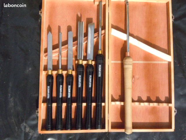 Ensemble gouges tournage bois - Bricolage