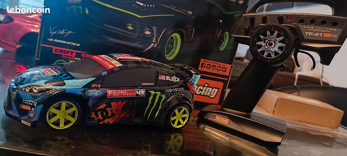 Micro rs4 hpi 1/18 complète prêt a rouler - Modélisme