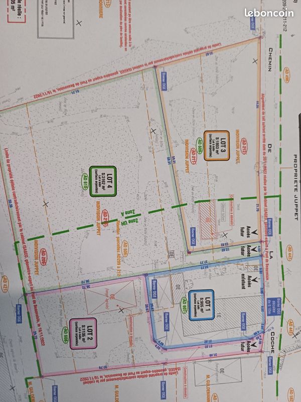 Terrain 3162 m² à bâtir Sermérieu - Ventes immobilières