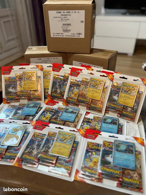 Case tri pack pokemon étincelles déferlantes - Collection