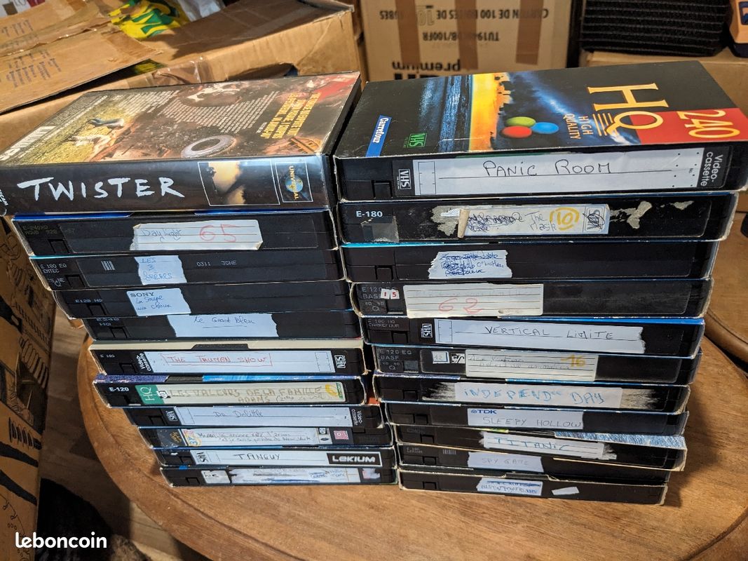 Lot Films enregistrés VHS - Collection