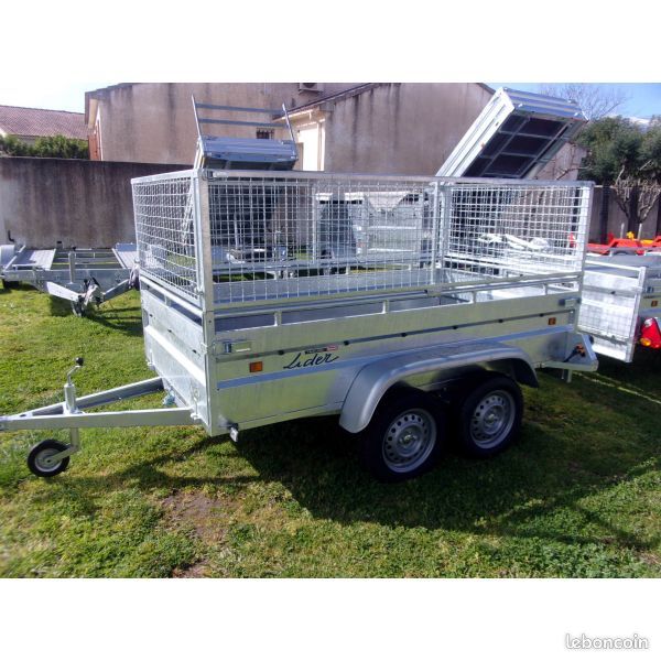 Remorque ROBUST marque Lider 2 essieux PTAC 500 ou 750kg - Équipement auto