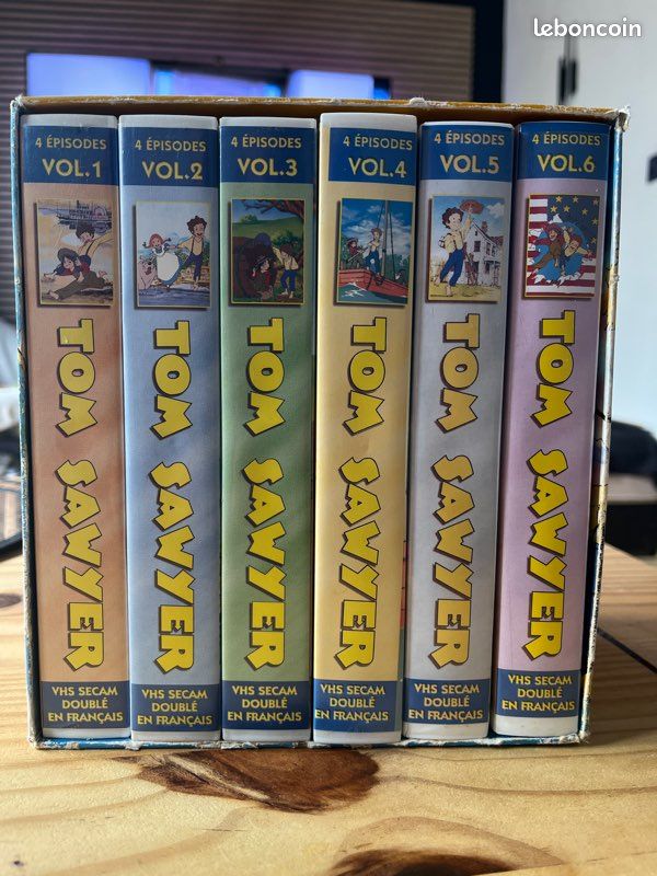 Coffret 6 VHS Tom Sawyer - DVD - Films