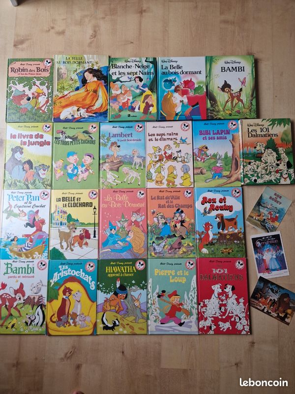 Magnifique collection livres Disney 1980 - Collection