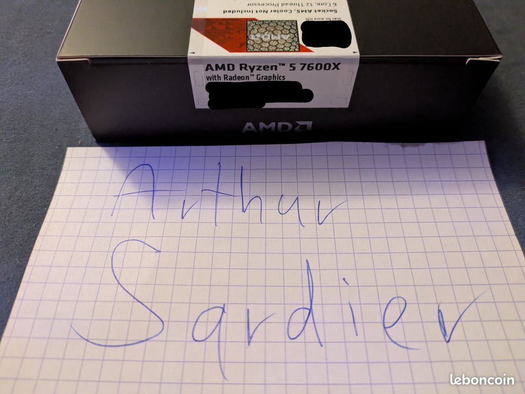 AMD Ryzen 5 7600X (4.7 GHz) - Processeur CPU - Neuf (encore scellé ...