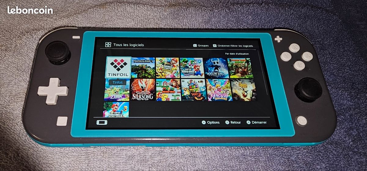 Nintendo switch lite + micro sd - Consoles