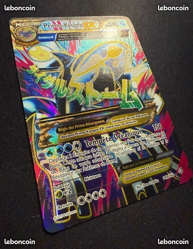 Carte Pokémon Méga Primo-Kyogre-EX 149/160 XY Primo-Choc FR - Collection