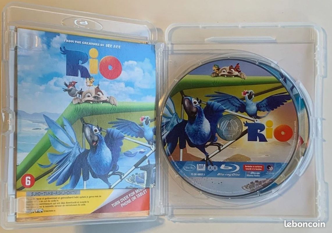 rio 3d blu ray